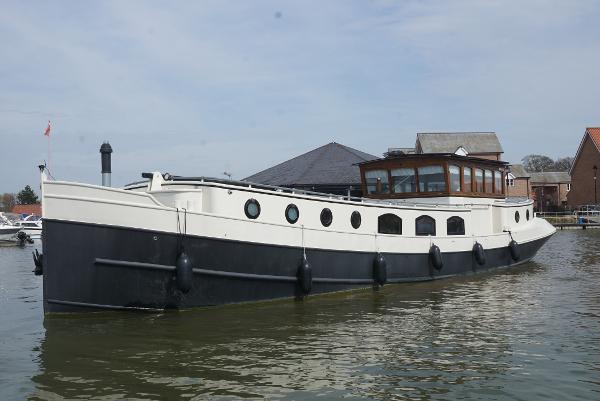 Steel Barge Motor Yacht Boat For Sale - Waa2
