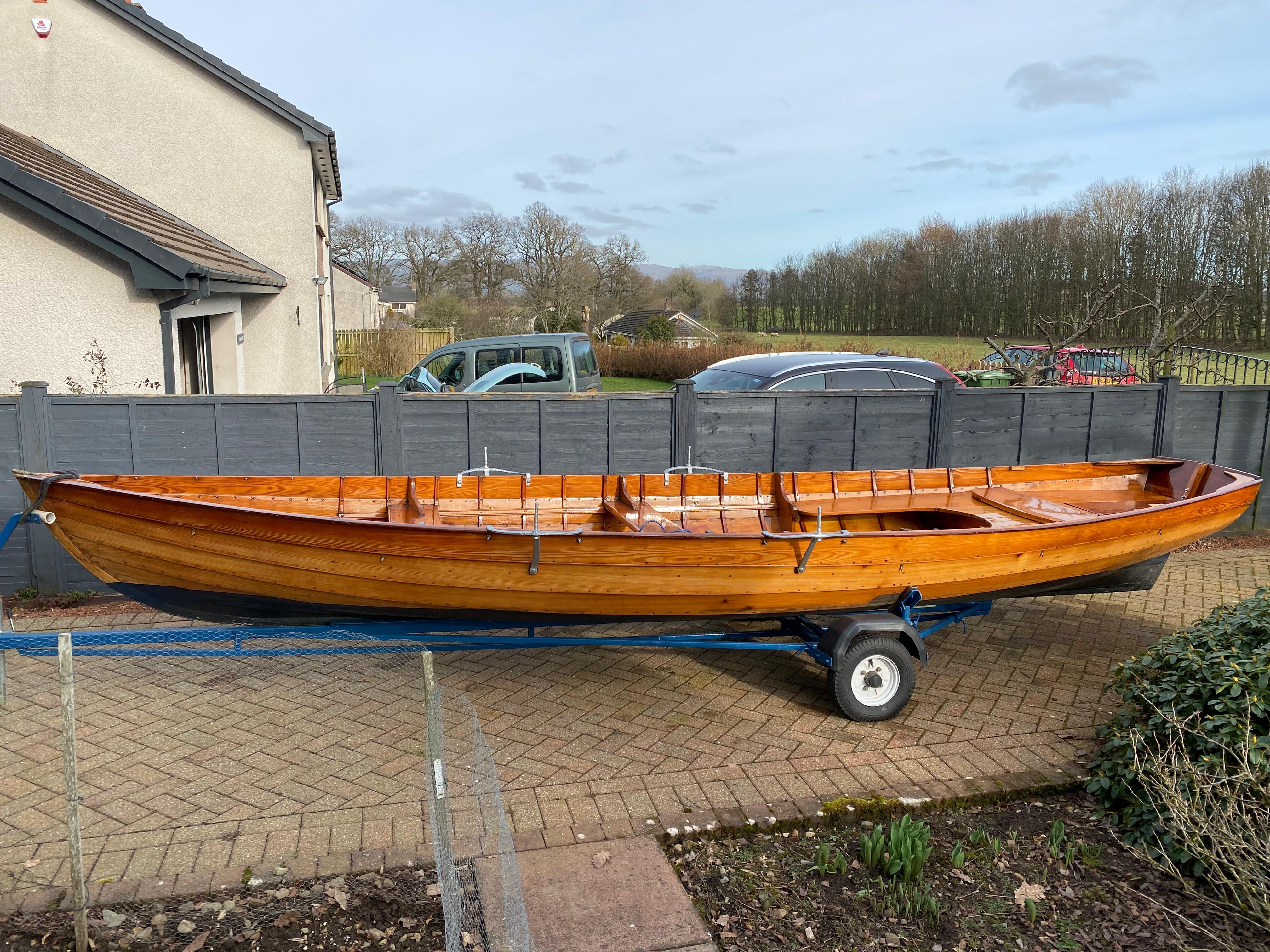 Custom Rowing Skiff Boat For Sale - Waa2