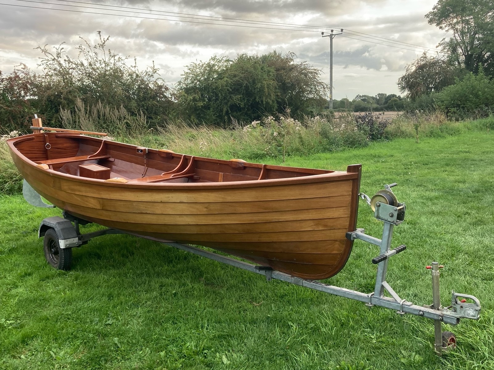 Wooden Launch Boat For Sale - Waa2