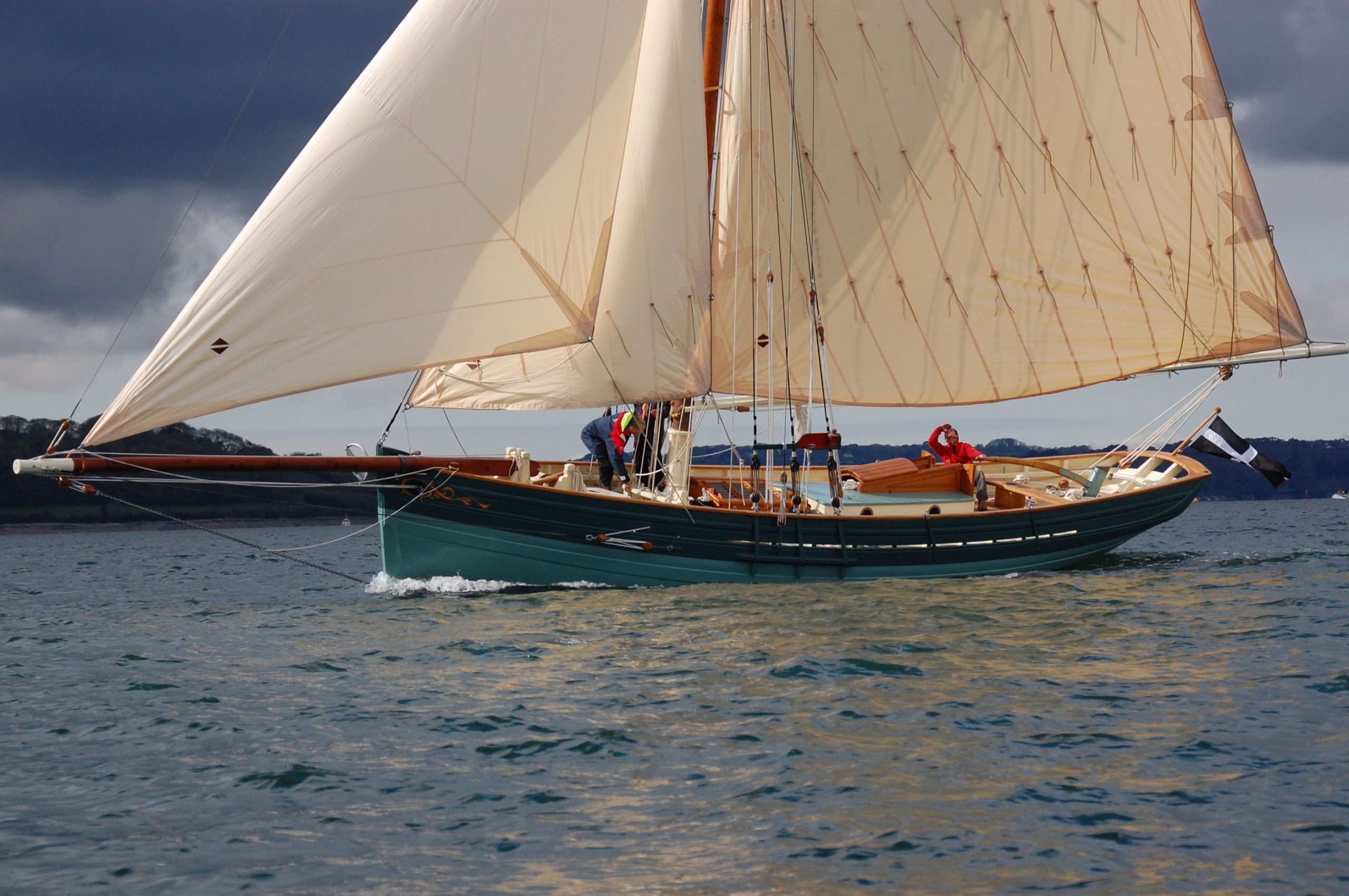 Classic Gaff Rig Boat For Sale - Waa2